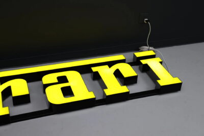 This Illuminated Ferrari Sign Is Perfect For Your Multi-Million Dollar ...