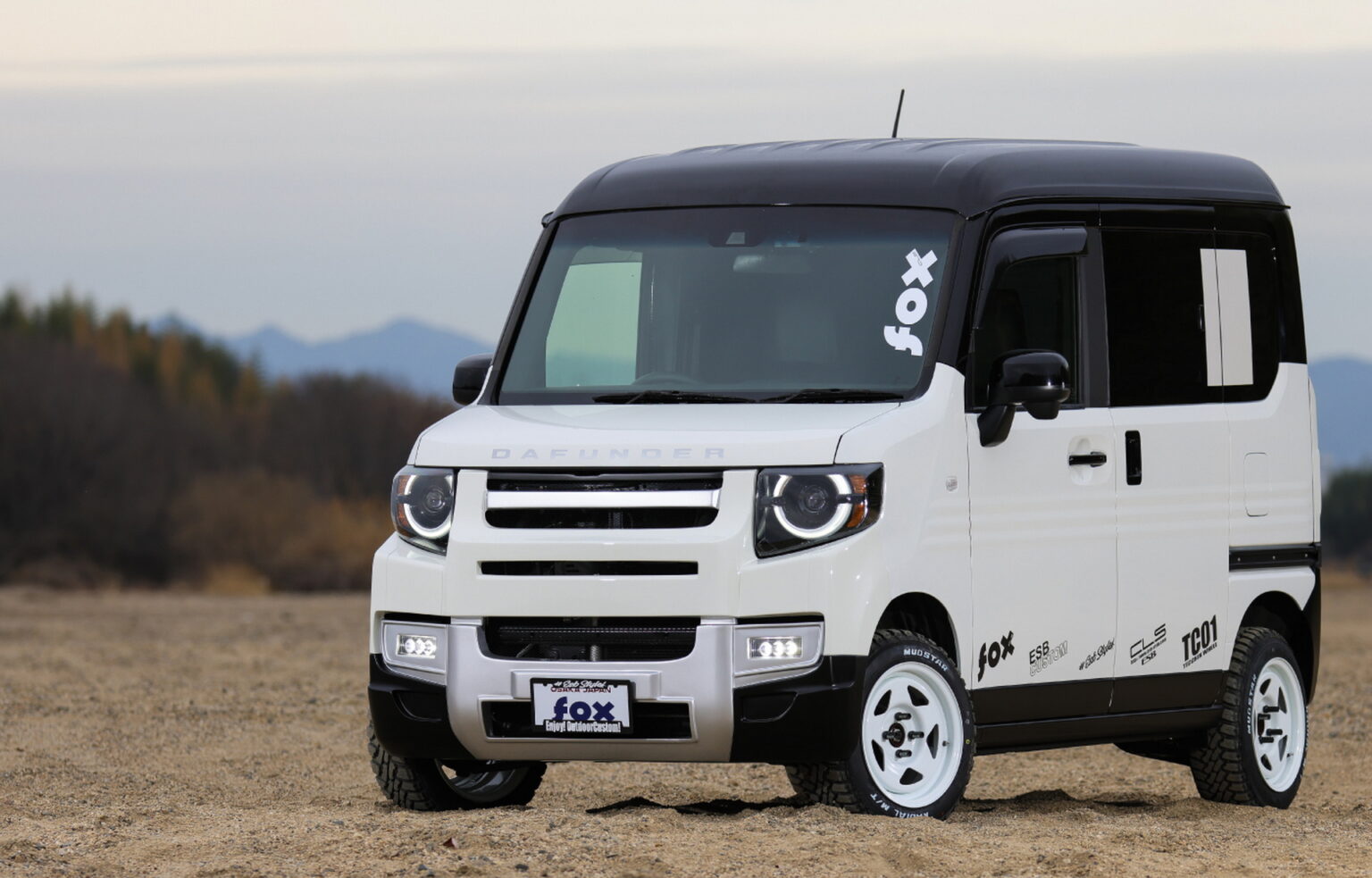 The ‘DAFUNDER’ Is A Honda N-Van With A Land Rover Face | Carscoops