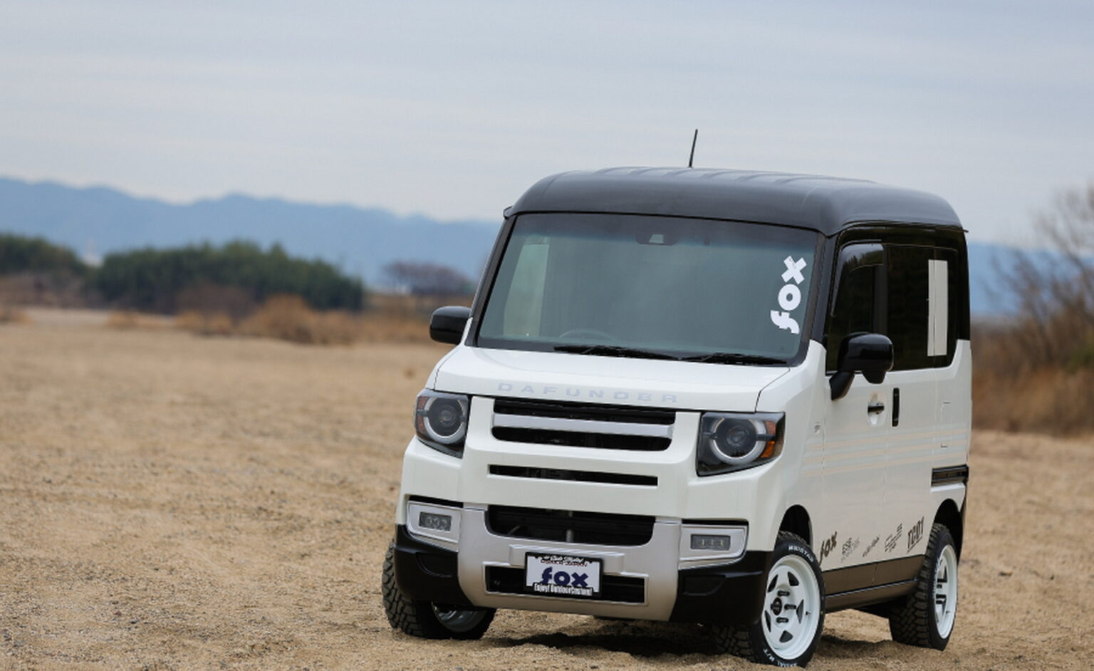 The ‘DAFUNDER’ Is A Honda N-Van With A Land Rover Face | Carscoops
