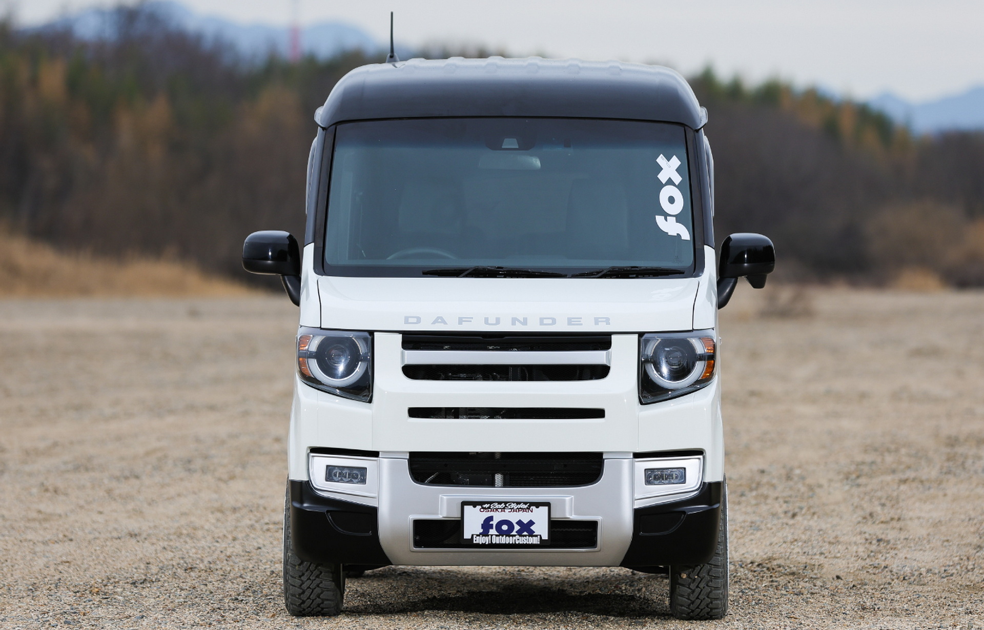 The ‘DAFUNDER’ Is A Honda N-Van With A Land Rover Face | Carscoops