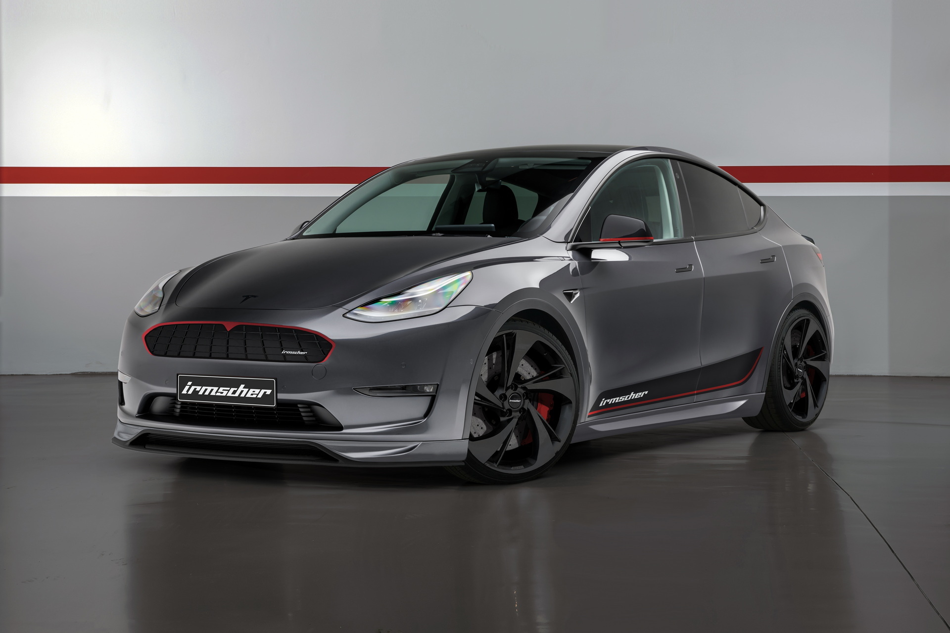Tesla Model Y Gets A Flashy Makeover And Fake Spider Grille By Irmscher ...