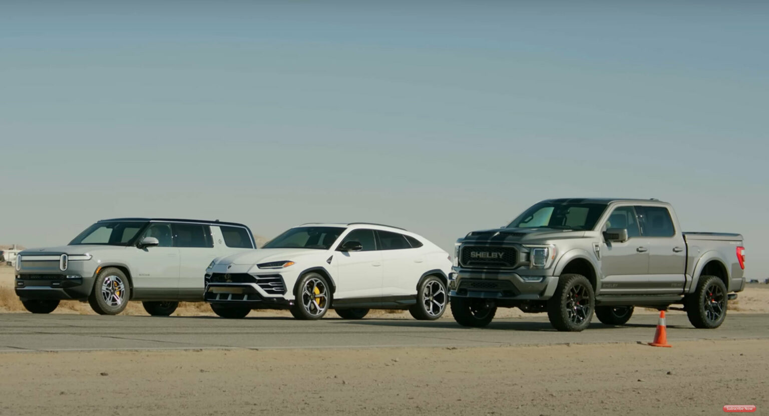 Lamborghini Urus And Rivian R1S Battle It Out In Drag Race, Shelby F ...