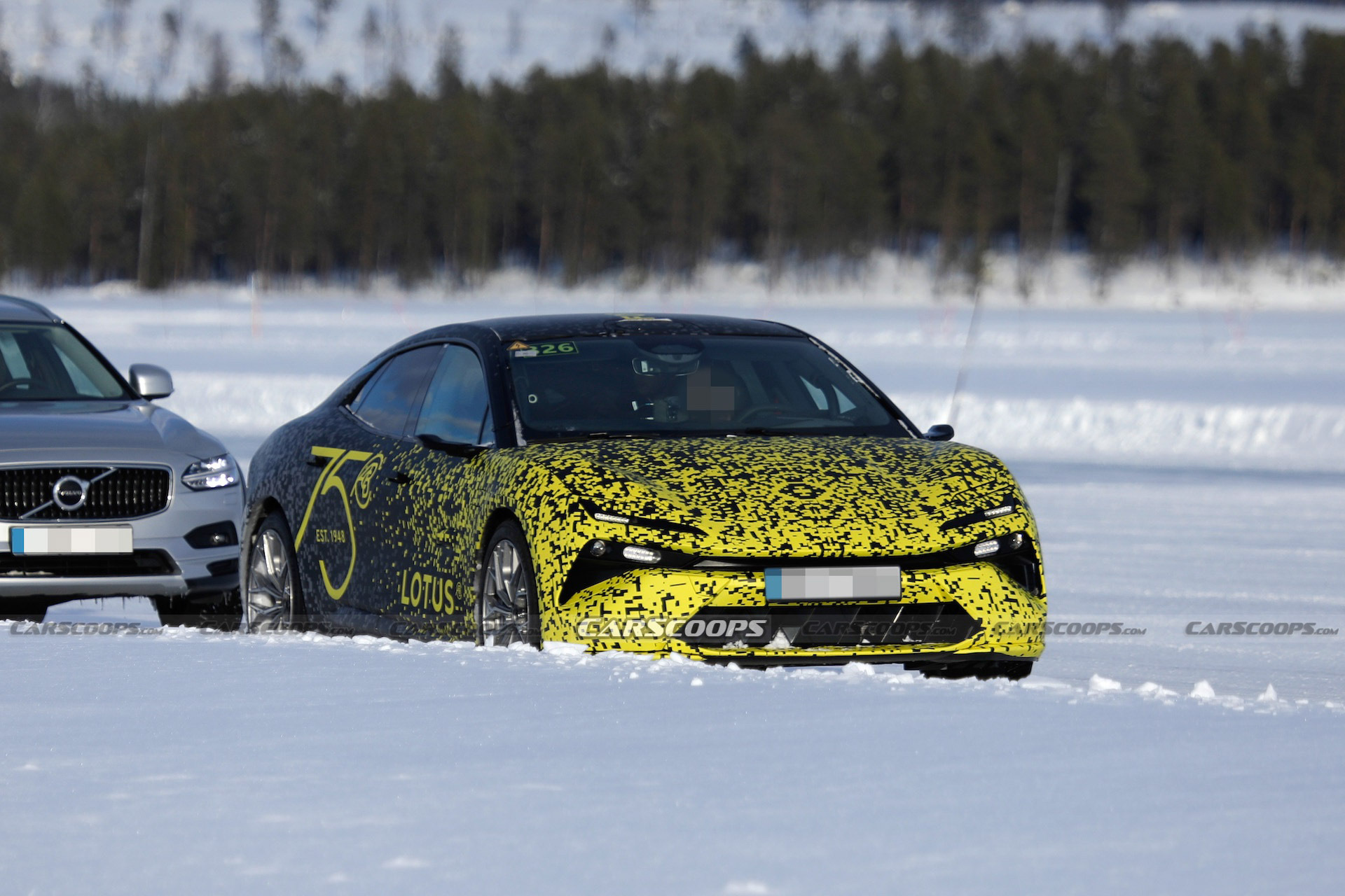 Lotus 133 Envya Electric Sedan Spotted Without Bulky Disguise For First ...