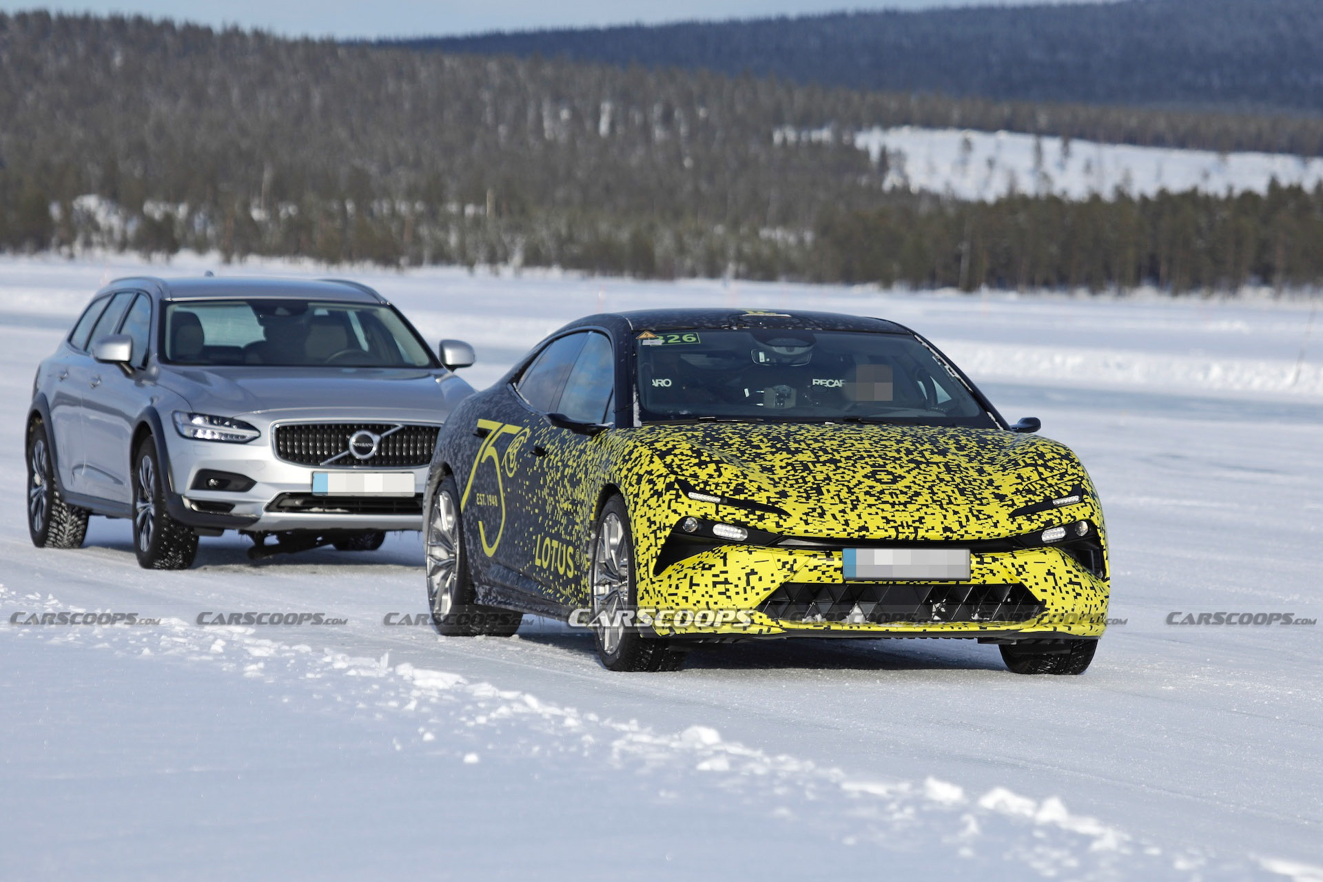 Lotus 133 Envya Electric Sedan Spotted Without Bulky Disguise For First ...