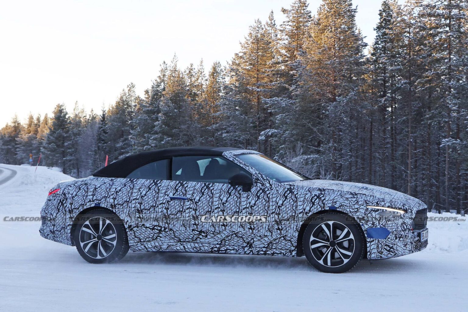 2024 Mercedes CLE Convertible Shows Its Best SL-Style Moves During ...
