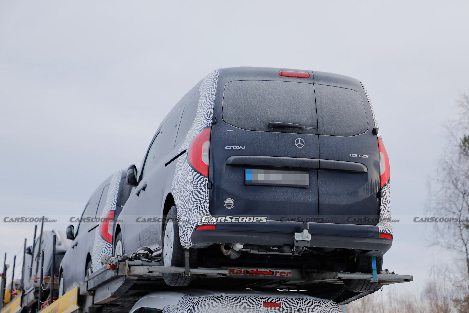 Long-Wheelbase 2024 Mercedes Citan Minivan Spied Making Space For Seven ...