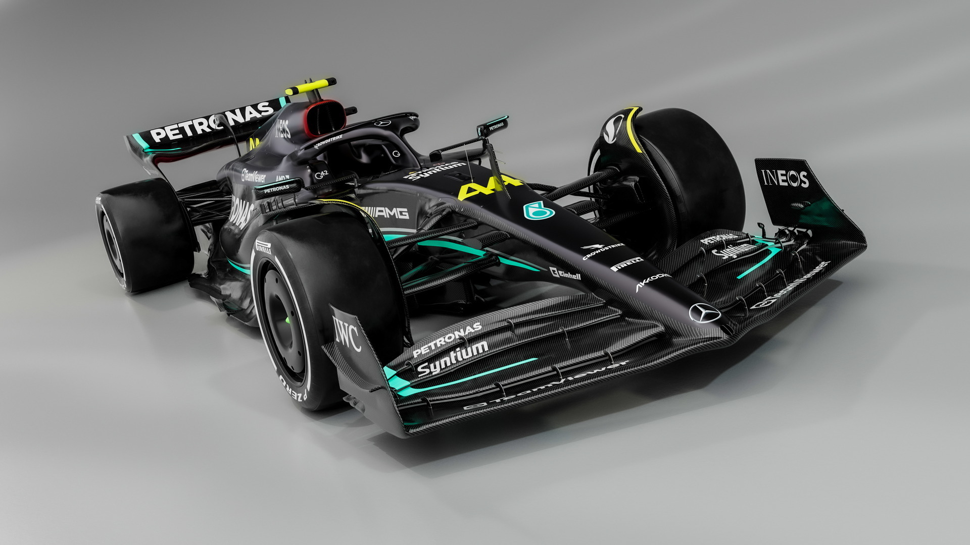 New Mercedes-AMG W14 F1 Car Returns To Black Color To Save Weight ...