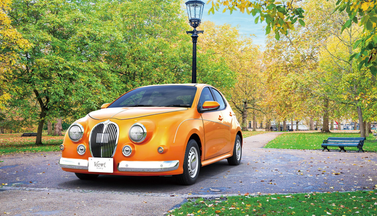 New Mitsuoka Viewt Story Puts A Vintage Jaguar Spin On Toyota Yaris ...