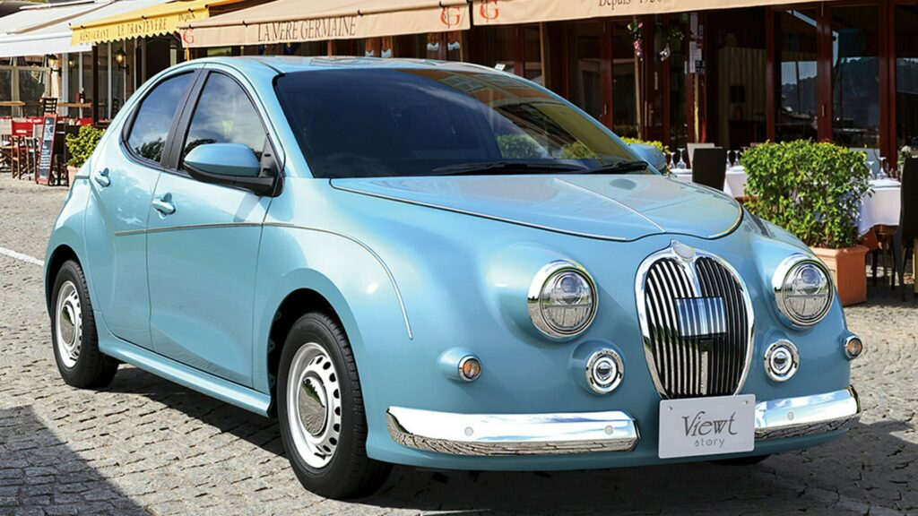 New Mitsuoka Viewt Story Puts A Vintage Jaguar Spin On Toyota Yaris ...