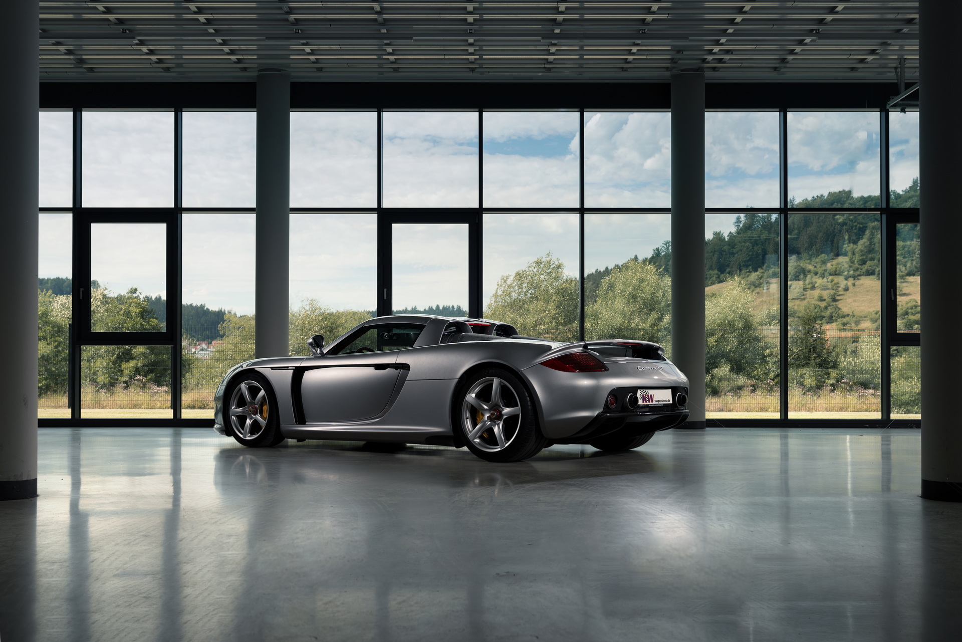 Porsche Carrera GT Gets A Comfort Upgrade With $16k KW Coilovers And Lift Kit | Carscoops