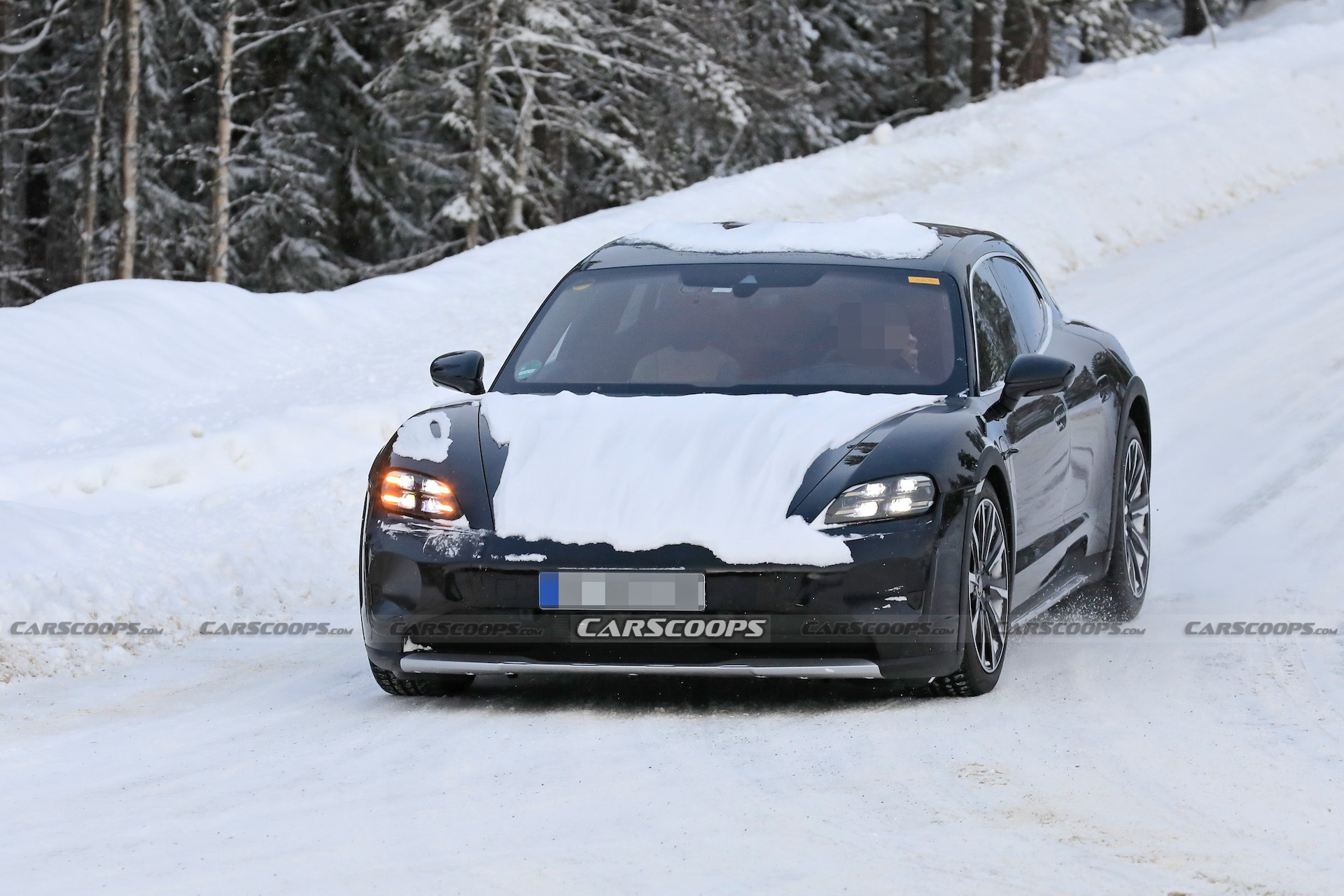 Facelifted Porsche Taycan Shows Off Its Trick New Matrix LED Headlights | Carscoops
