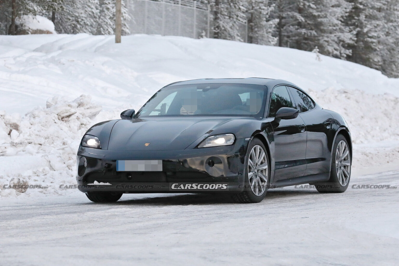 Facelifted Porsche Taycan Shows Off Its Trick New Matrix LED Headlights | Carscoops
