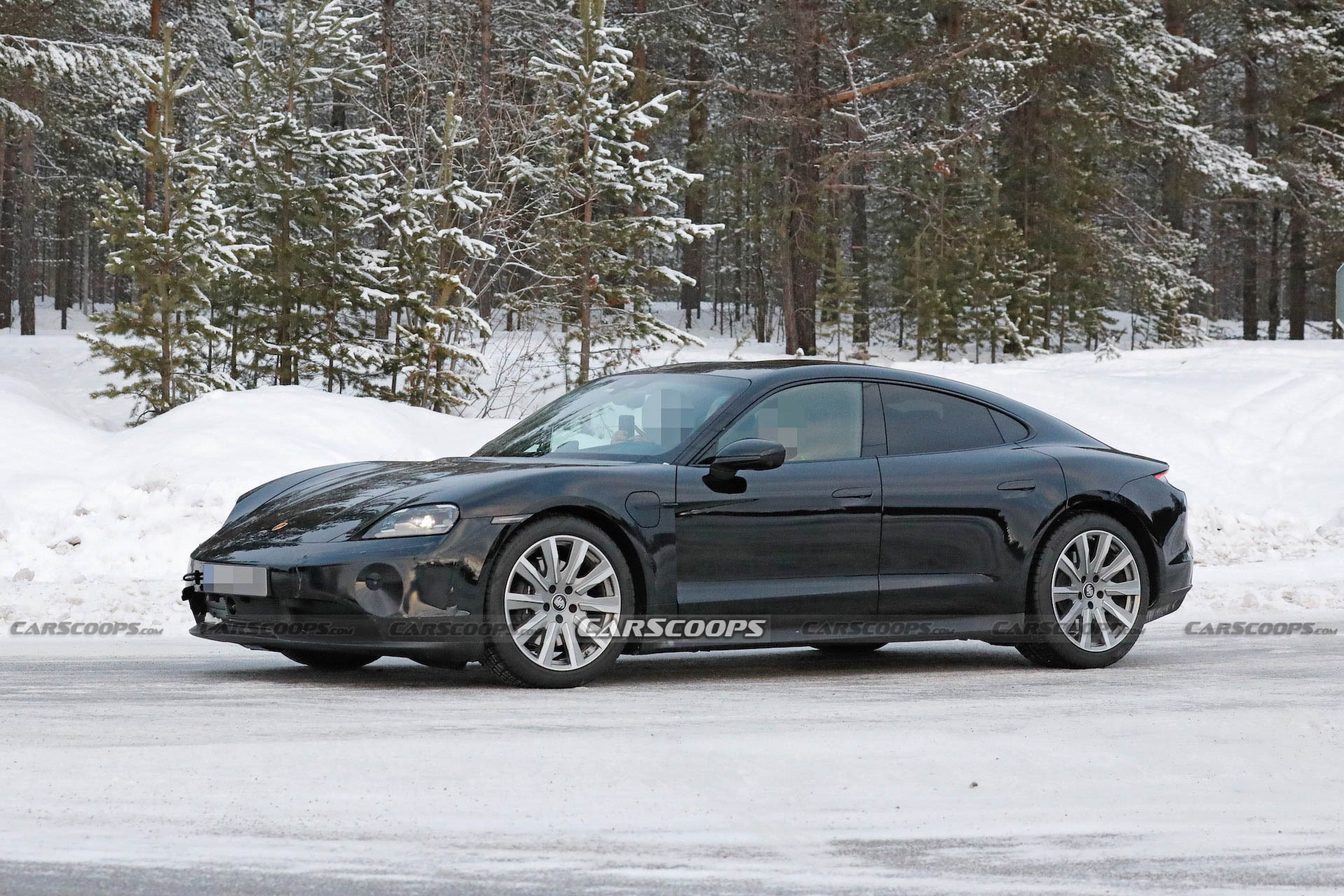 Facelifted Porsche Taycan Shows Off Its Trick New Matrix LED Headlights | Carscoops