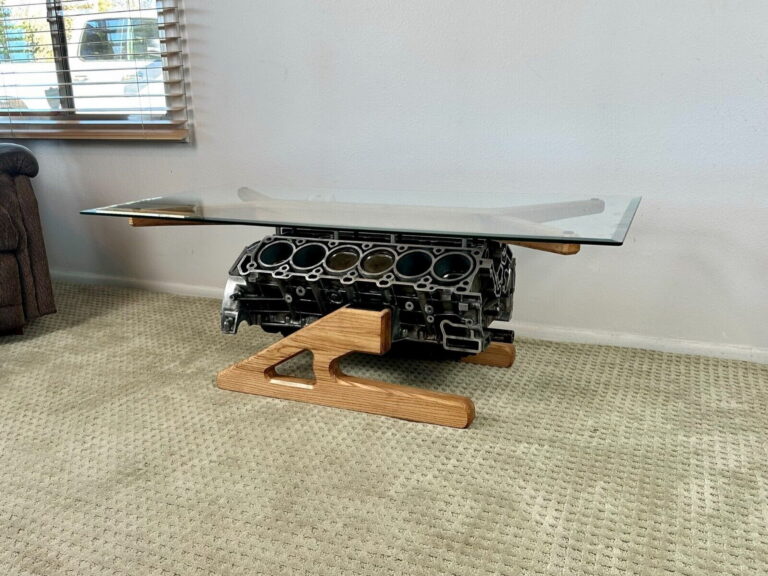 Watch And Learn How To Build This V12 Coffee Table With Moving Pistons ...
