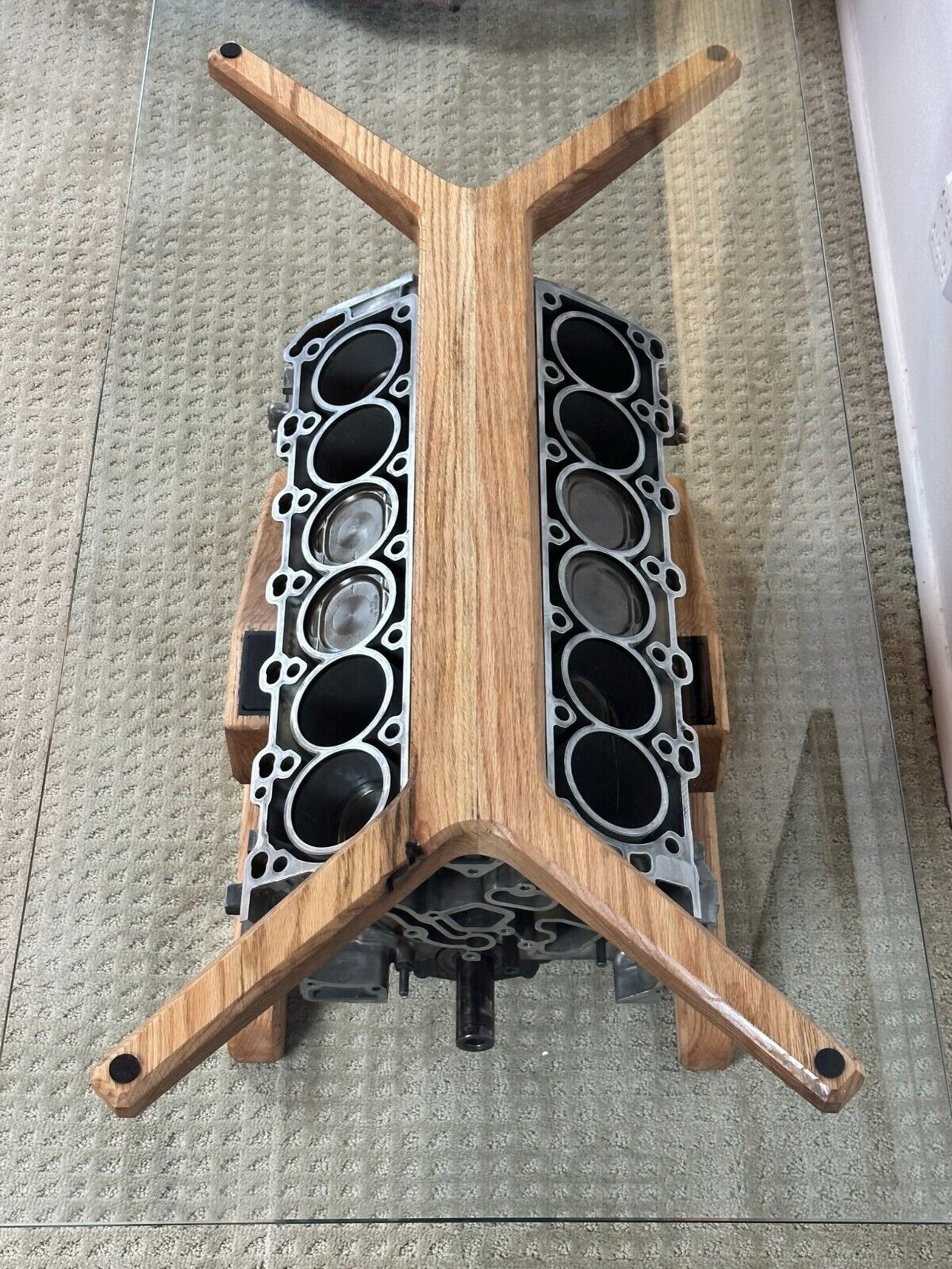 Watch And Learn How To Build This V12 Coffee Table With Moving Pistons ...