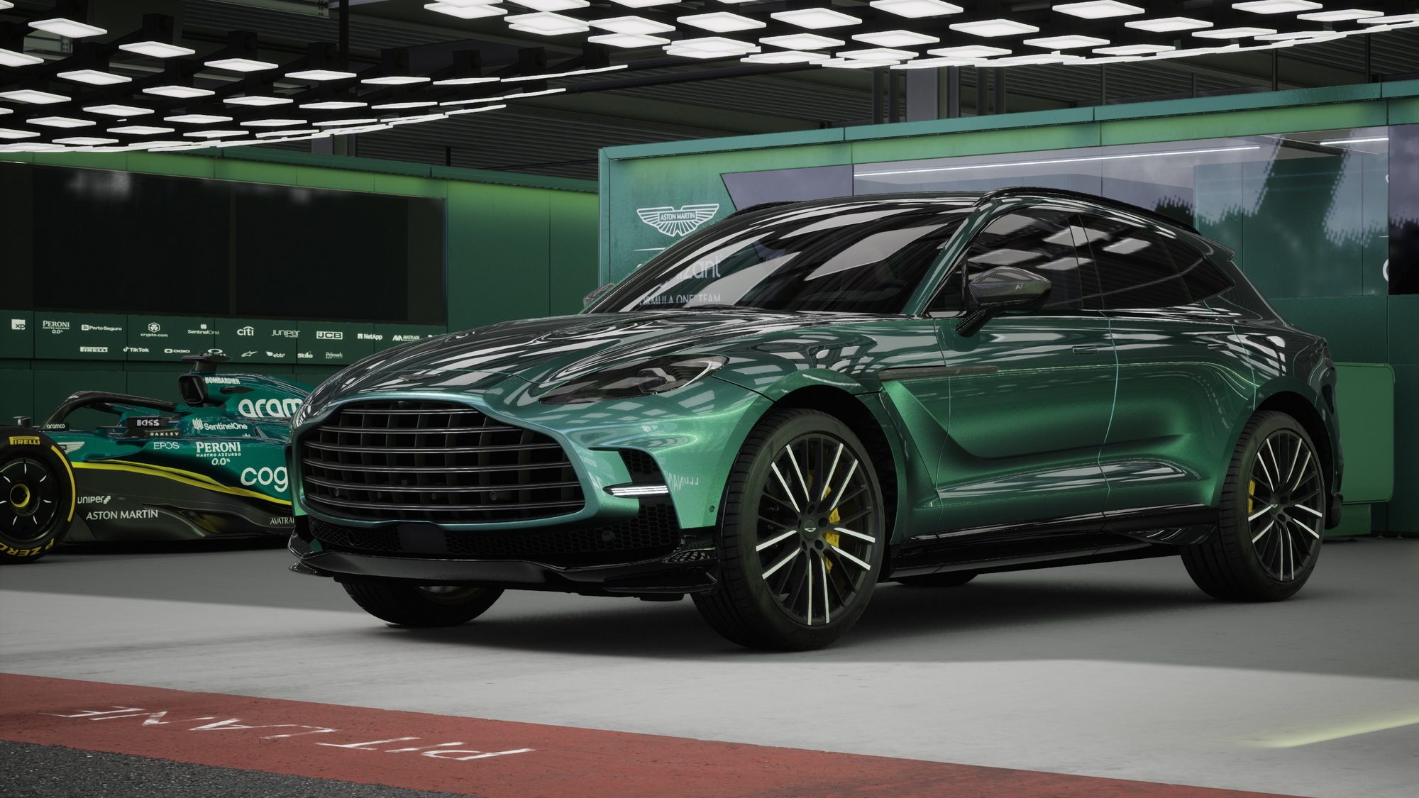 See What Your Aston Martin Looks Like In An F1 Garage With New ...