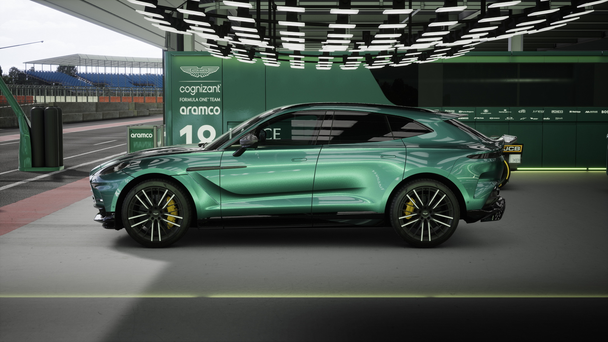 See What Your Aston Martin Looks Like In An F1 Garage With New ...