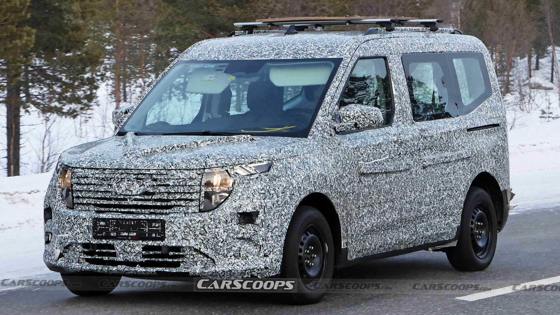 Ford’s Basic And Boxy Tourneo Courier Spied In Europe | Carscoops