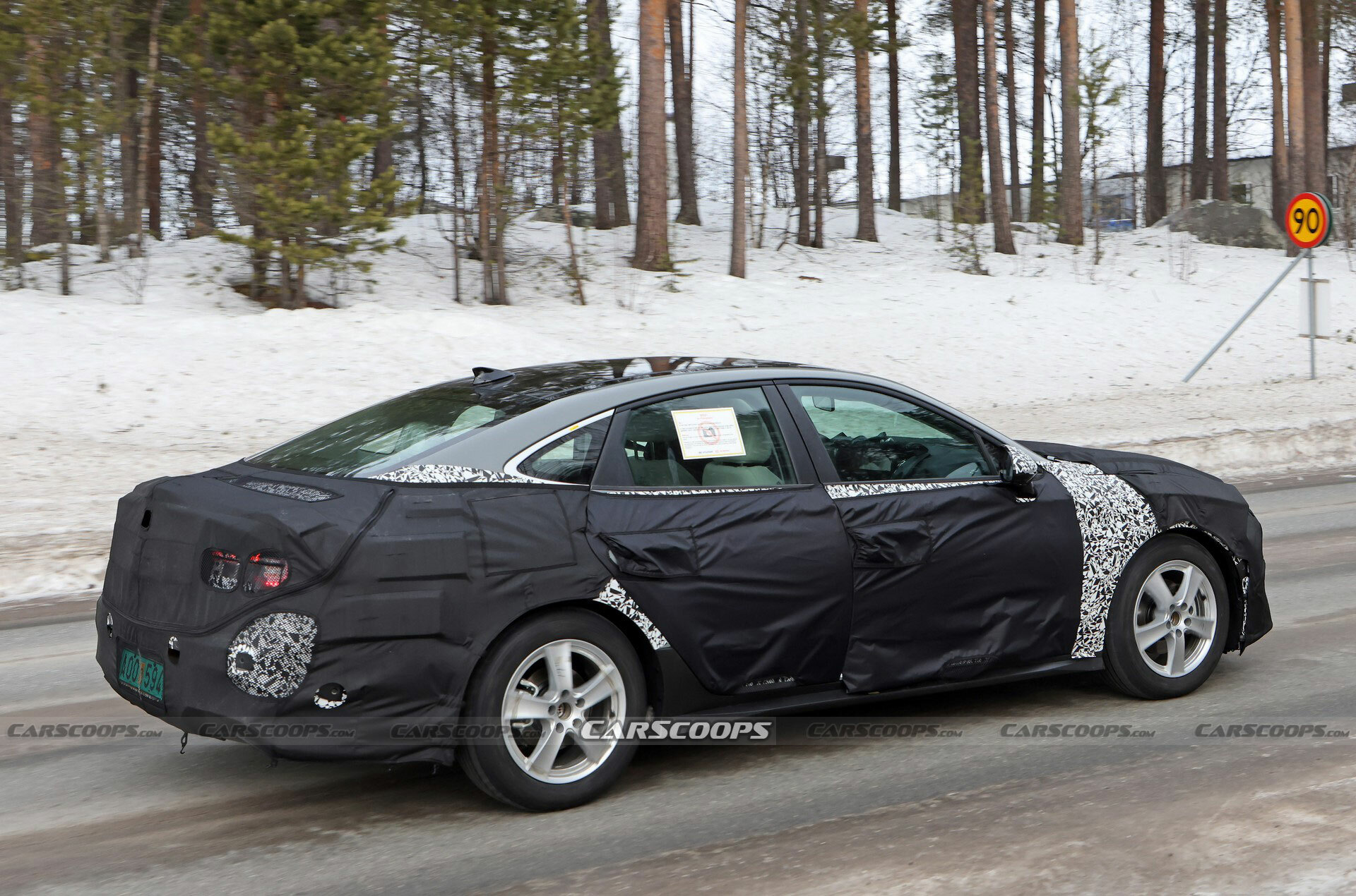 2024 Hyundai Sonata Spied With AWD And New Widescreen Display | Carscoops