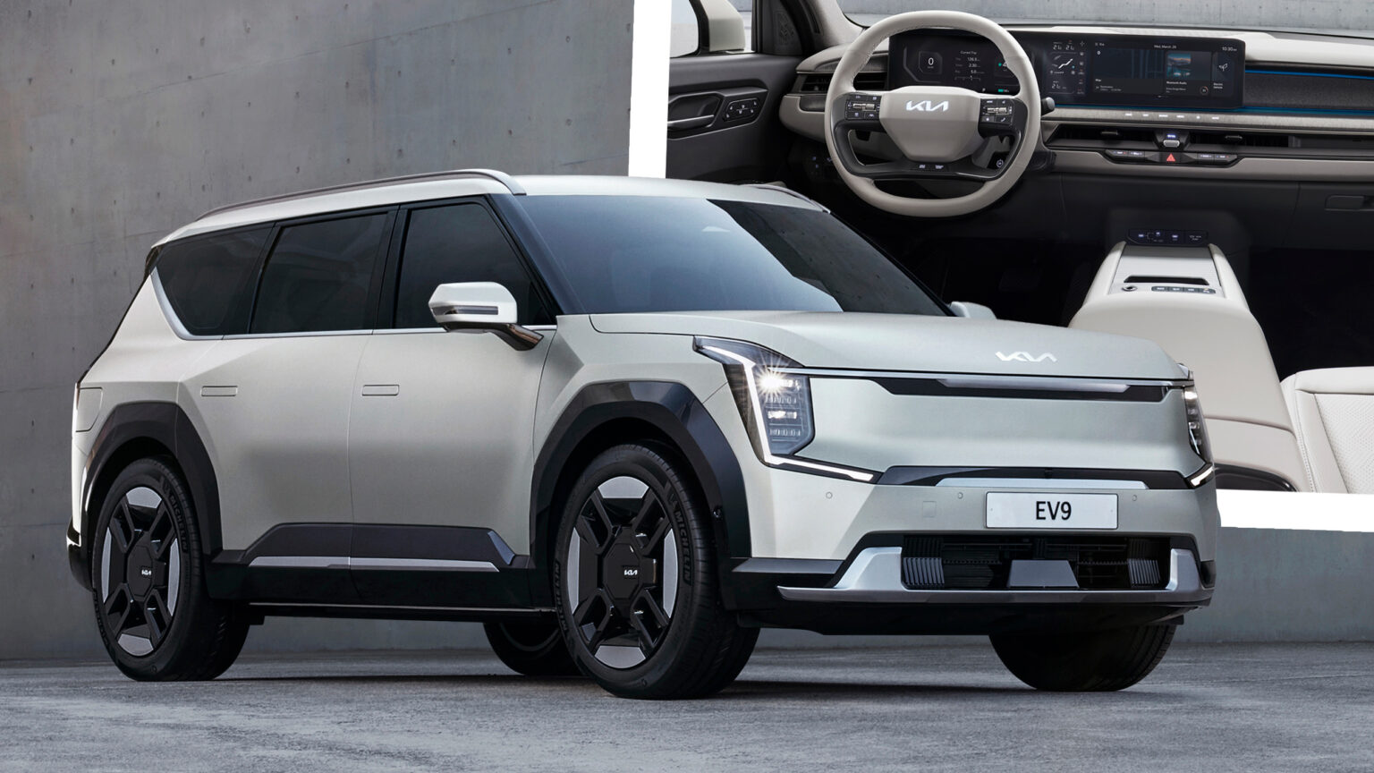 2024 Kia EV9 SUV Debuts With Concept Looks, Swiveling Seats And 3rd Row ...