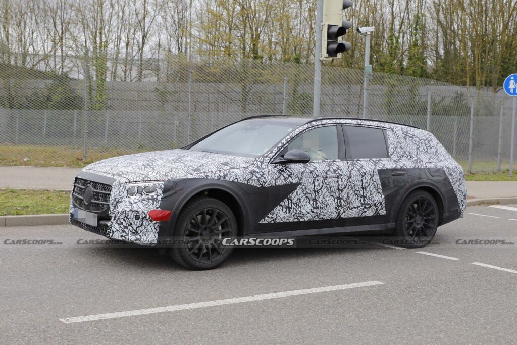 2024 Mercedes E-Class All Terrain Spotted With PHEV Charge Ports ...