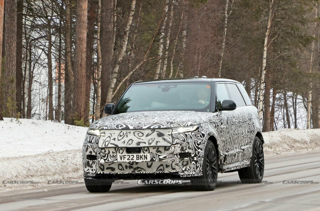 2024 Range Rover Sport SVR Spied, Could Be Packing Twin-Turbo BMW V8 ...