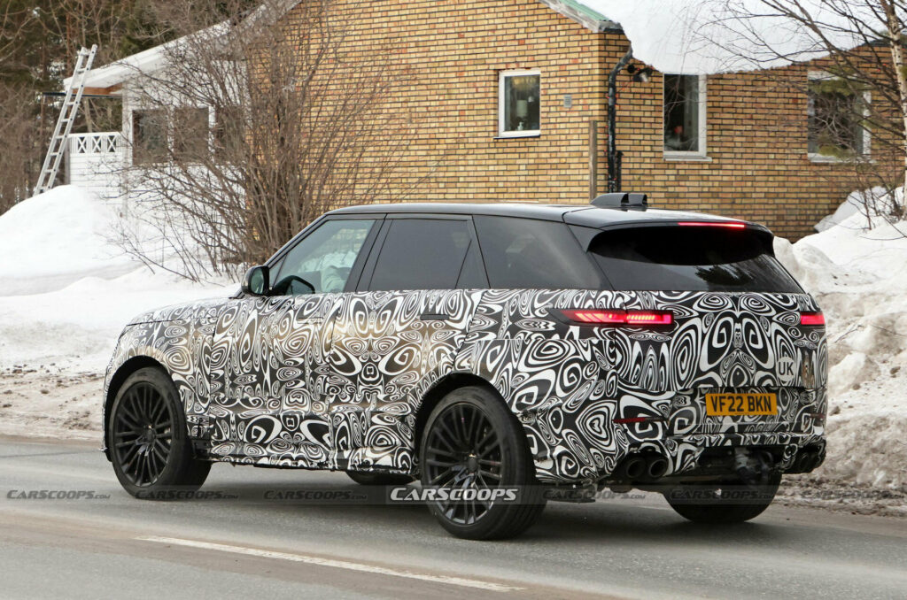 2024 Range Rover Sport SVR Spied, Could Be Packing Twin-Turbo BMW V8 ...
