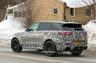 2024 Range Rover Sport SVR Spied, Could Be Packing Twin-Turbo BMW V8 ...