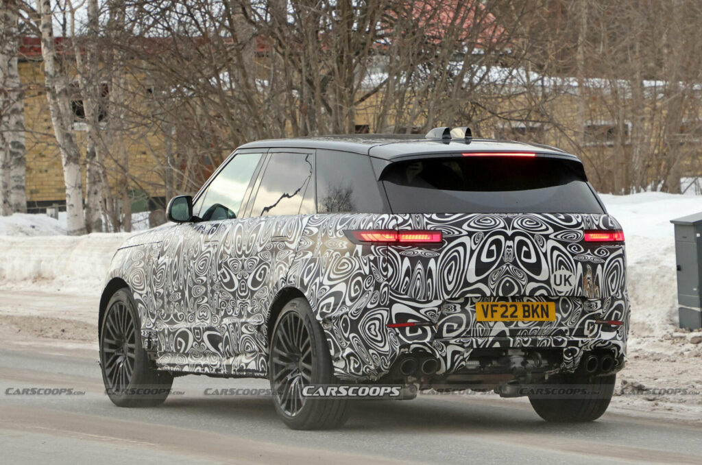 2024 Range Rover Sport SVR Spied, Could Be Packing Twin-Turbo BMW V8 ...
