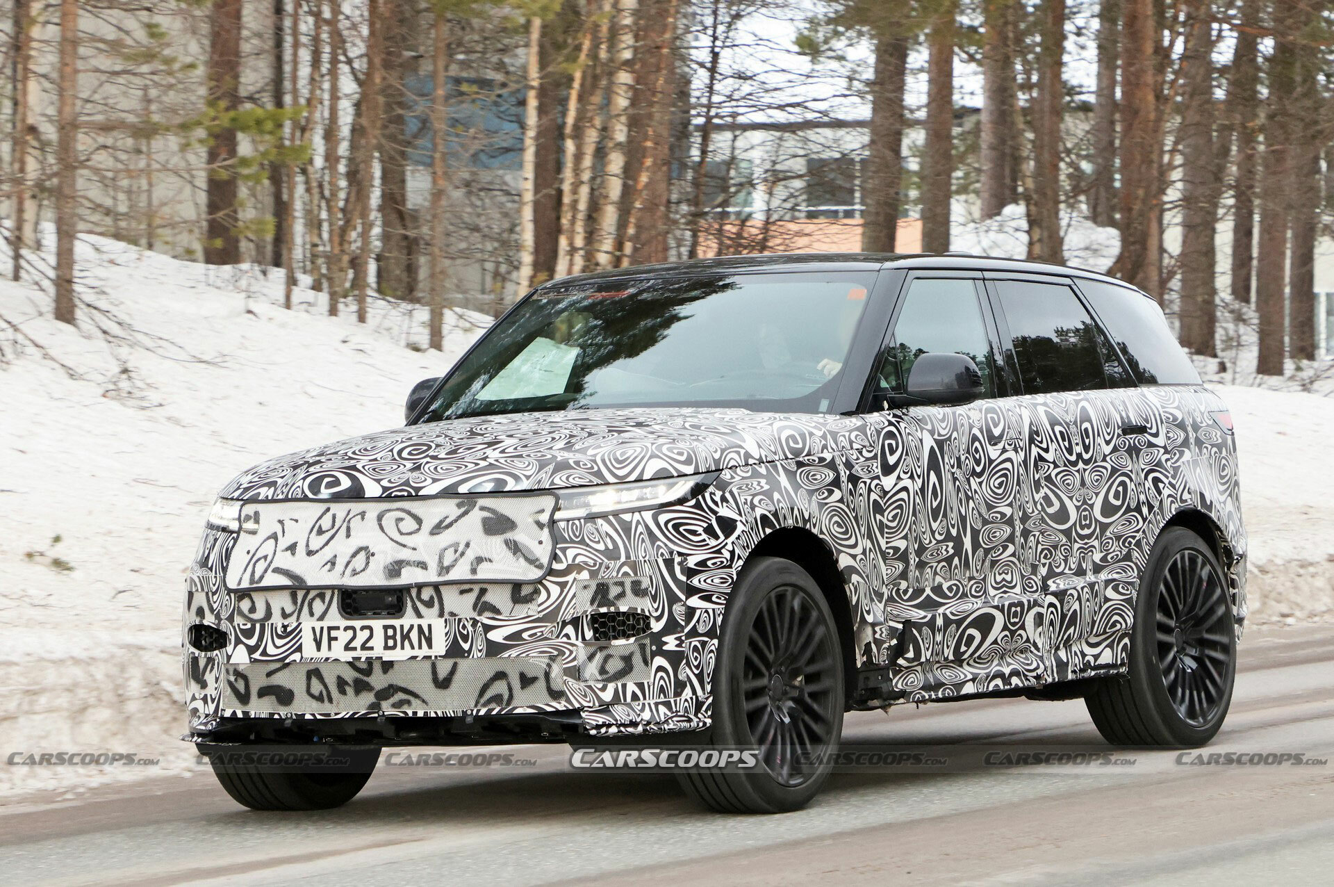 2024 Range Rover Sport SVR Spied, Could Be Packing Twin-Turbo BMW V8 ...