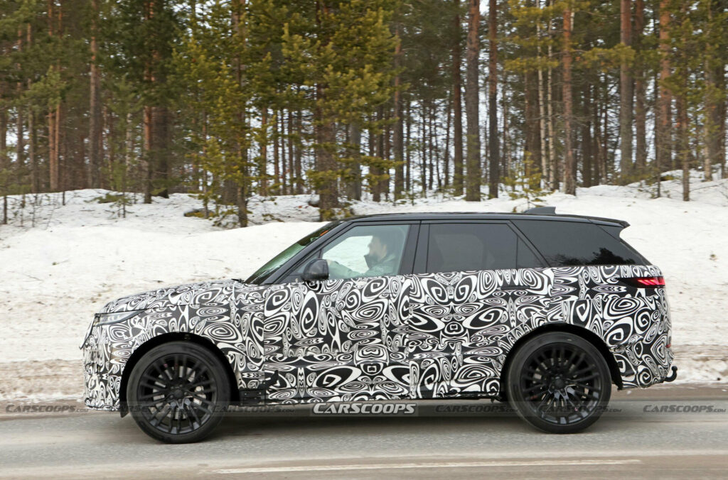 2024 Range Rover Sport SVR Spied, Could Be Packing Twin-Turbo BMW V8 ...