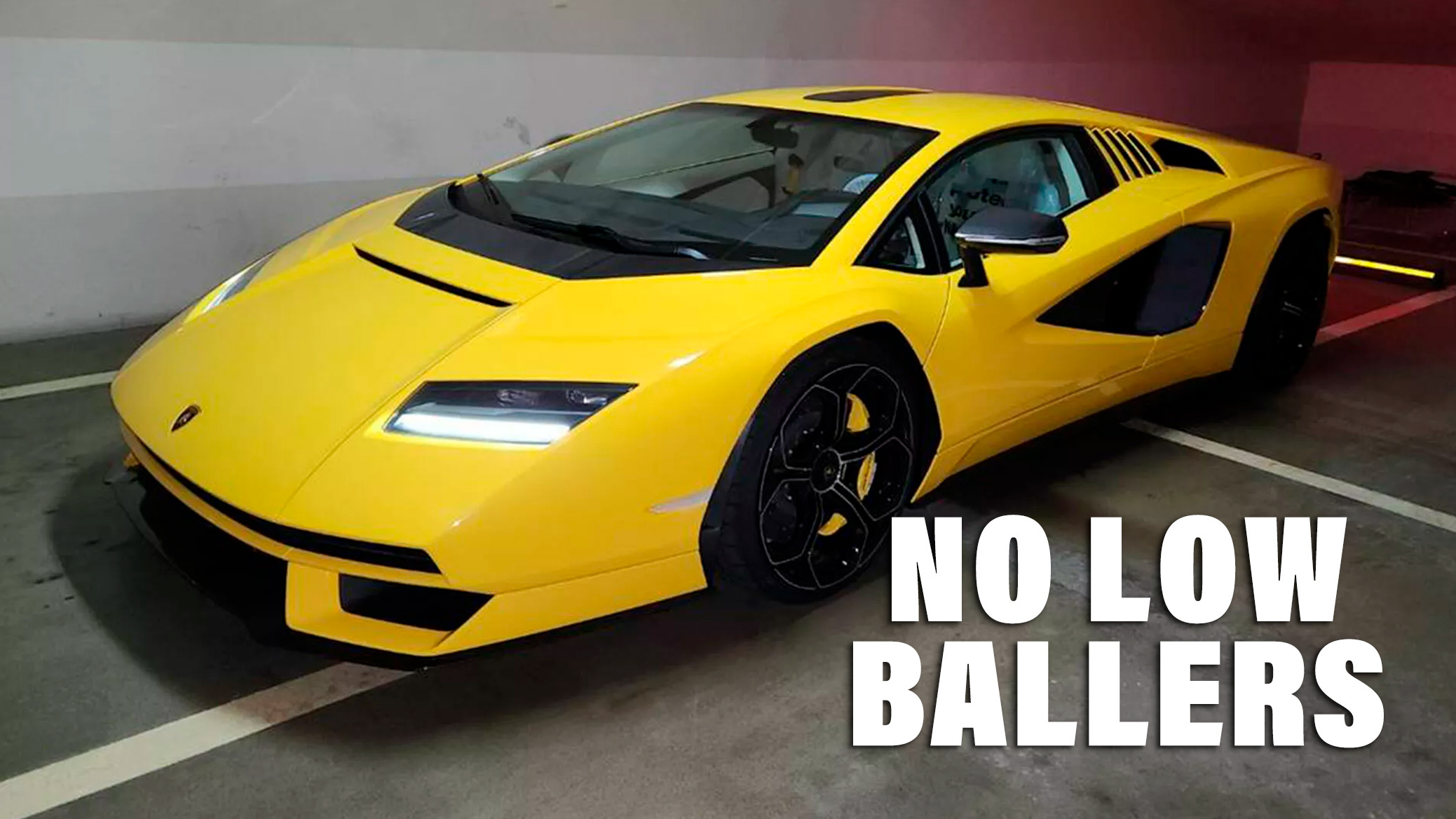 Yellow Lamborghini Countach Sotel | Jamara Lamborghini Countach LPI