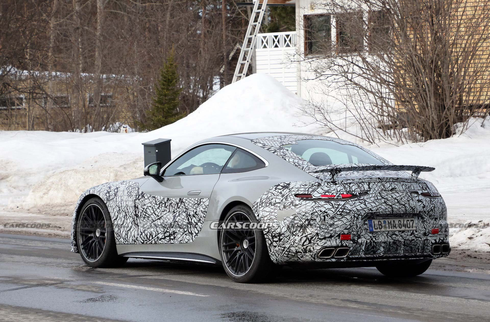 2024 Mercedes-AMG GT Is Foil-Wrapped For Freshness Ahead Of Monterey ...