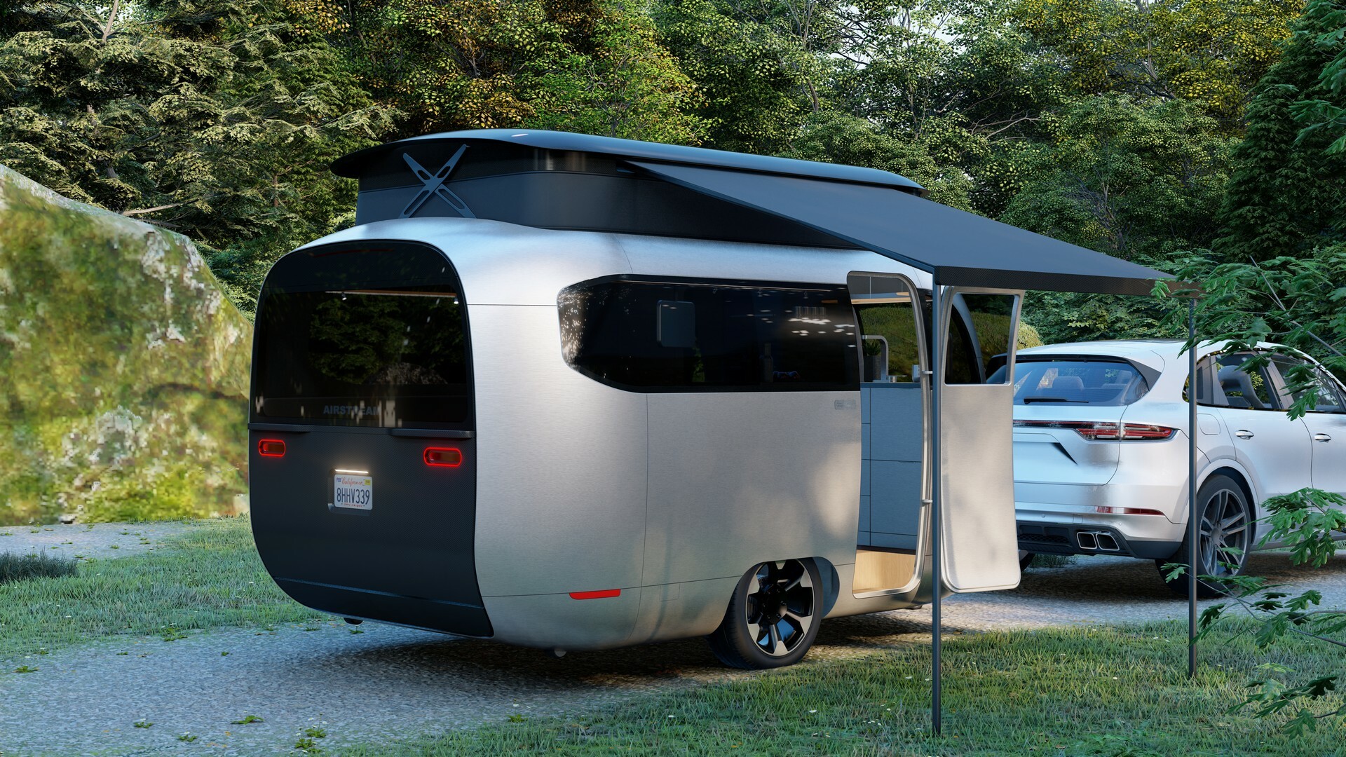 Airstream And Studio F.A. Porsche’s Futuristic Travel Trailer Is Sleek ...