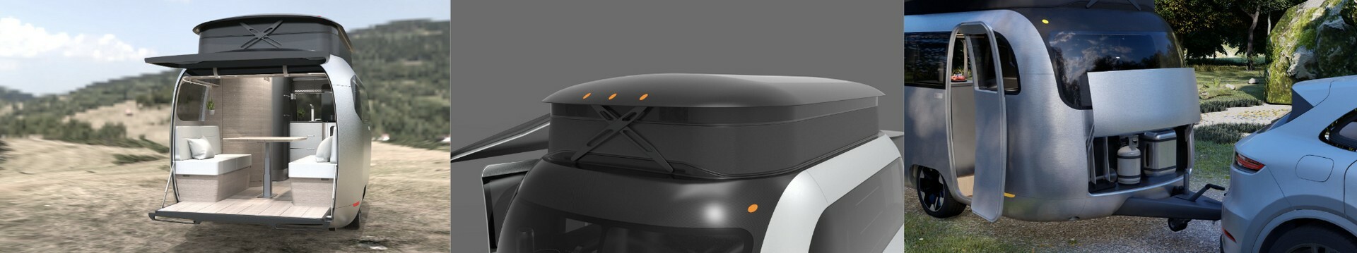 Airstream And Studio F.A. Porsche’s Futuristic Travel Trailer Is Sleek ...
