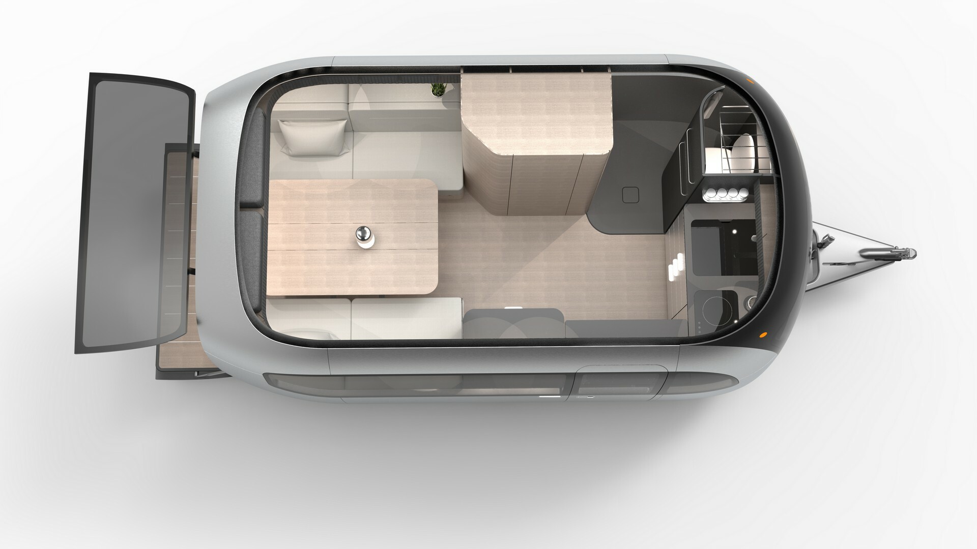Airstream And Studio F.A. Porsche’s Futuristic Travel Trailer Is Sleek ...