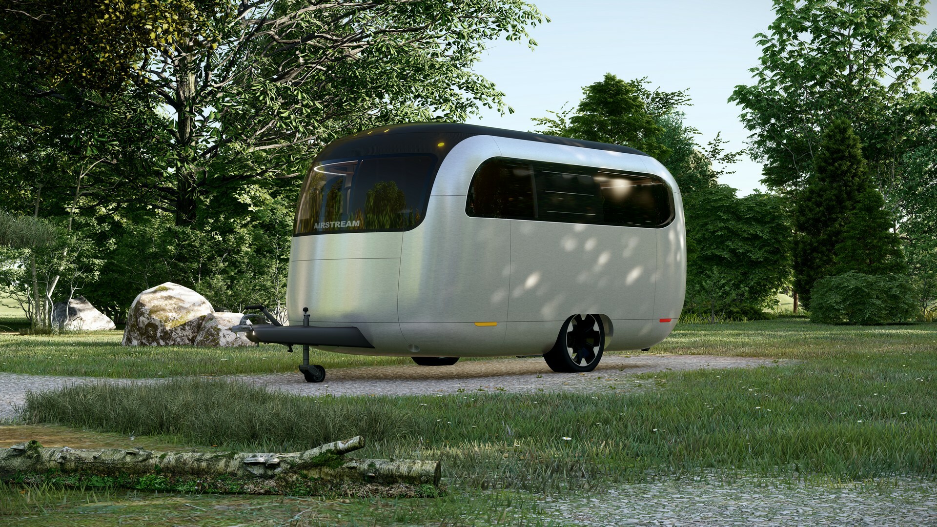 Airstream And Studio F.A. Porsche’s Futuristic Travel Trailer Is Sleek ...