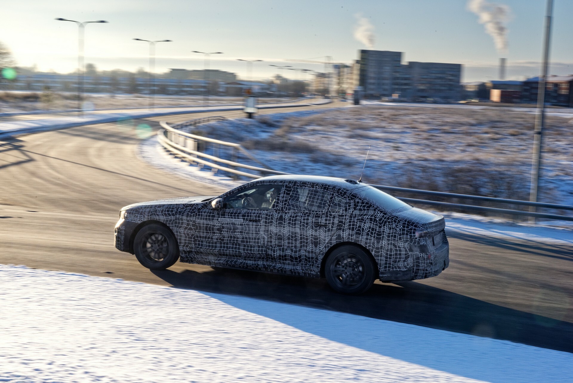 BMW i5: See Photos And Video Of The New Electric Sedan Tackle Brutal ...