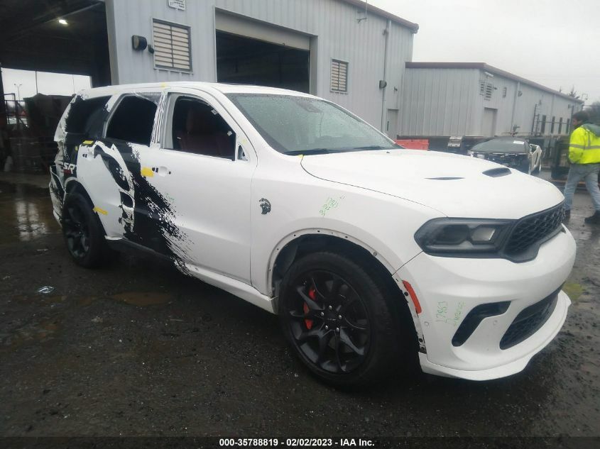 Is This Salvage 2021 Dodge Durango SRT Hellcat Worth Saving Or A Hard ...