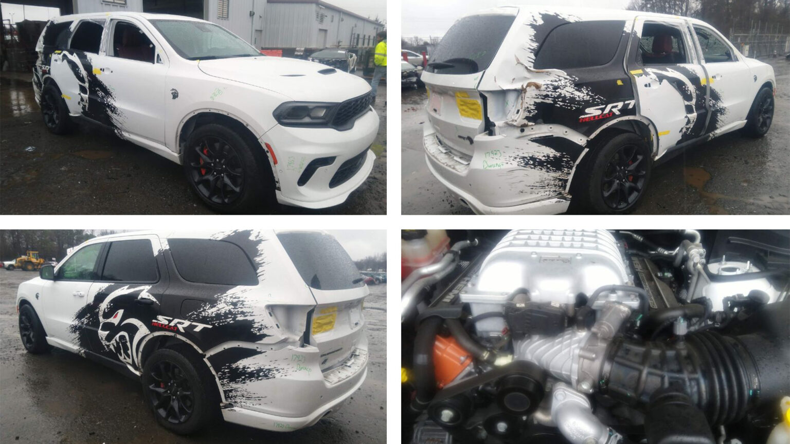 Is This Salvage 2021 Dodge Durango SRT Hellcat Worth Saving Or A Hard ...