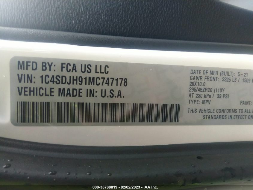 Is This Salvage 2021 Dodge Durango SRT Hellcat Worth Saving Or A Hard ...