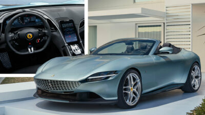 Ferrari Roma Spider Combines Soft Top Fun With A 612 HP Twin-Turbo V8 ...