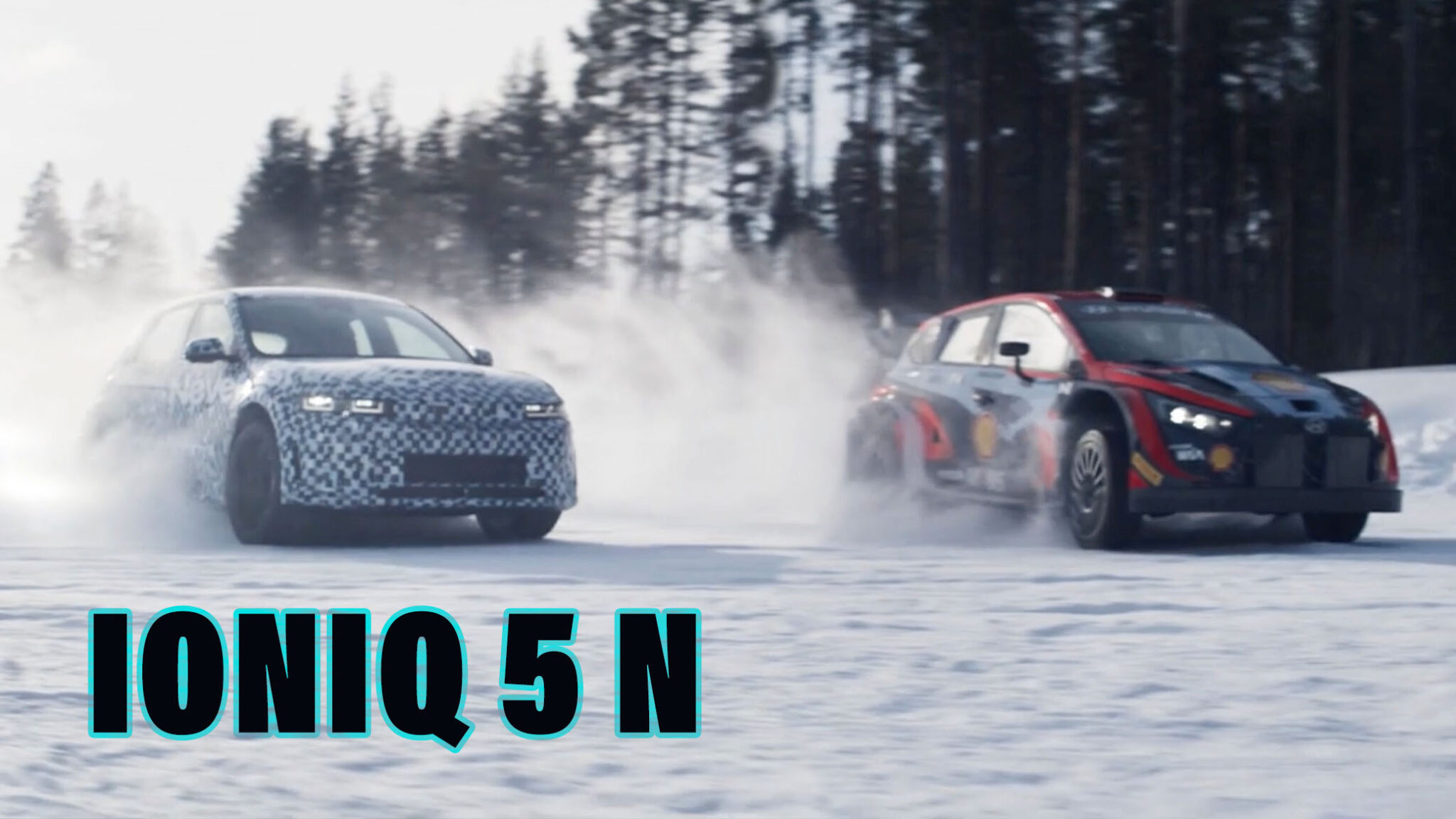 Watch Hyundai’s Ioniq 5 N Go Twin-Drifting With i20 N WRC Racer | Carscoops