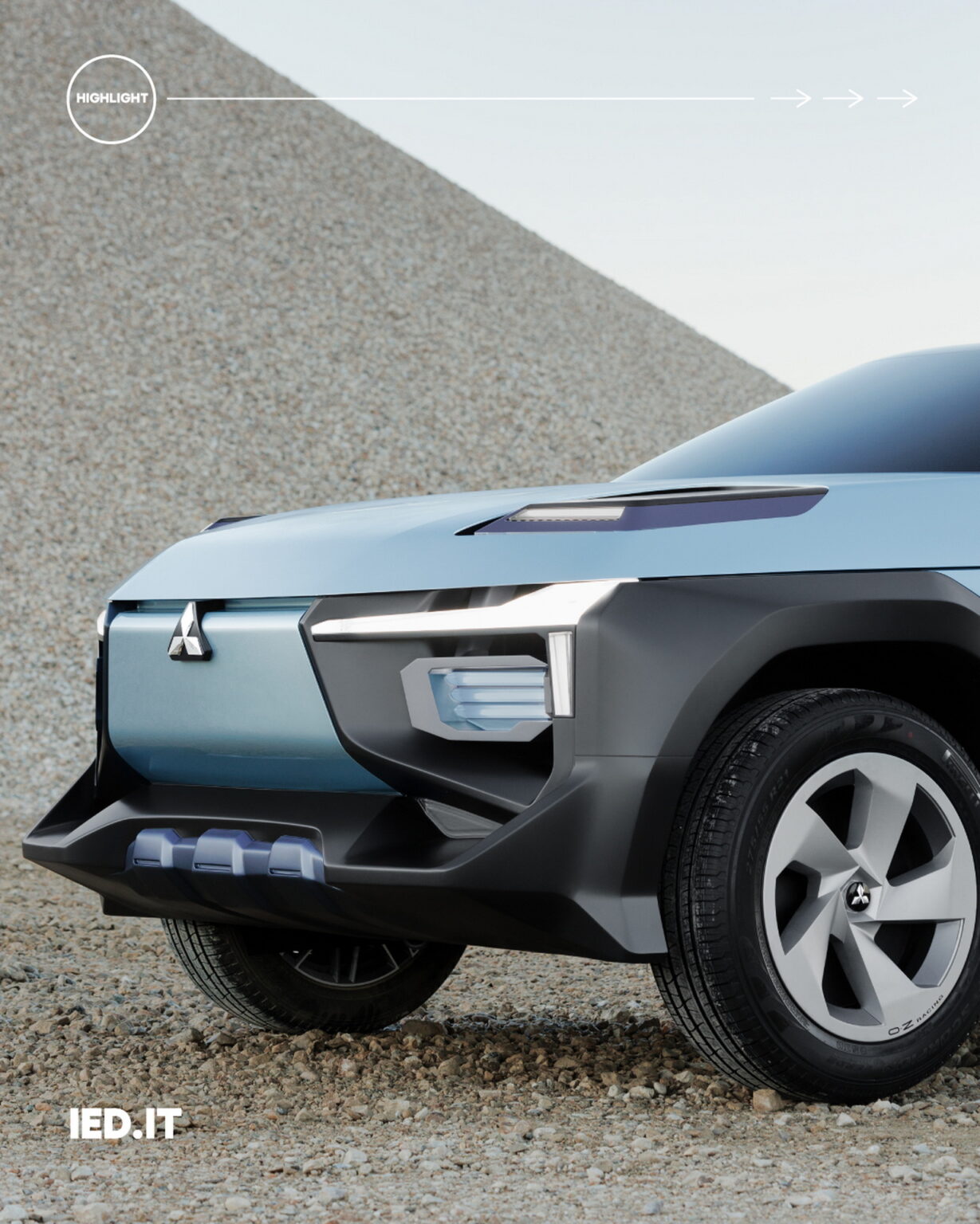 Mitsubishi Moonstone Concept: IED Students Design A Futuristic Electric ...