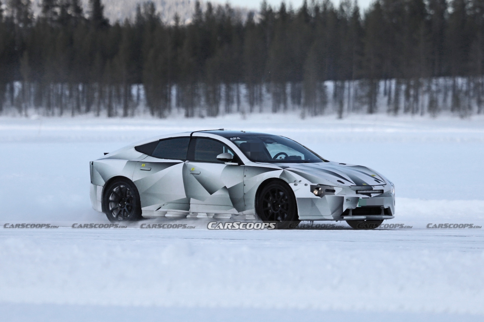 Polestar 5 Sends 872 HP To The Snow In Winter Test | Carscoops