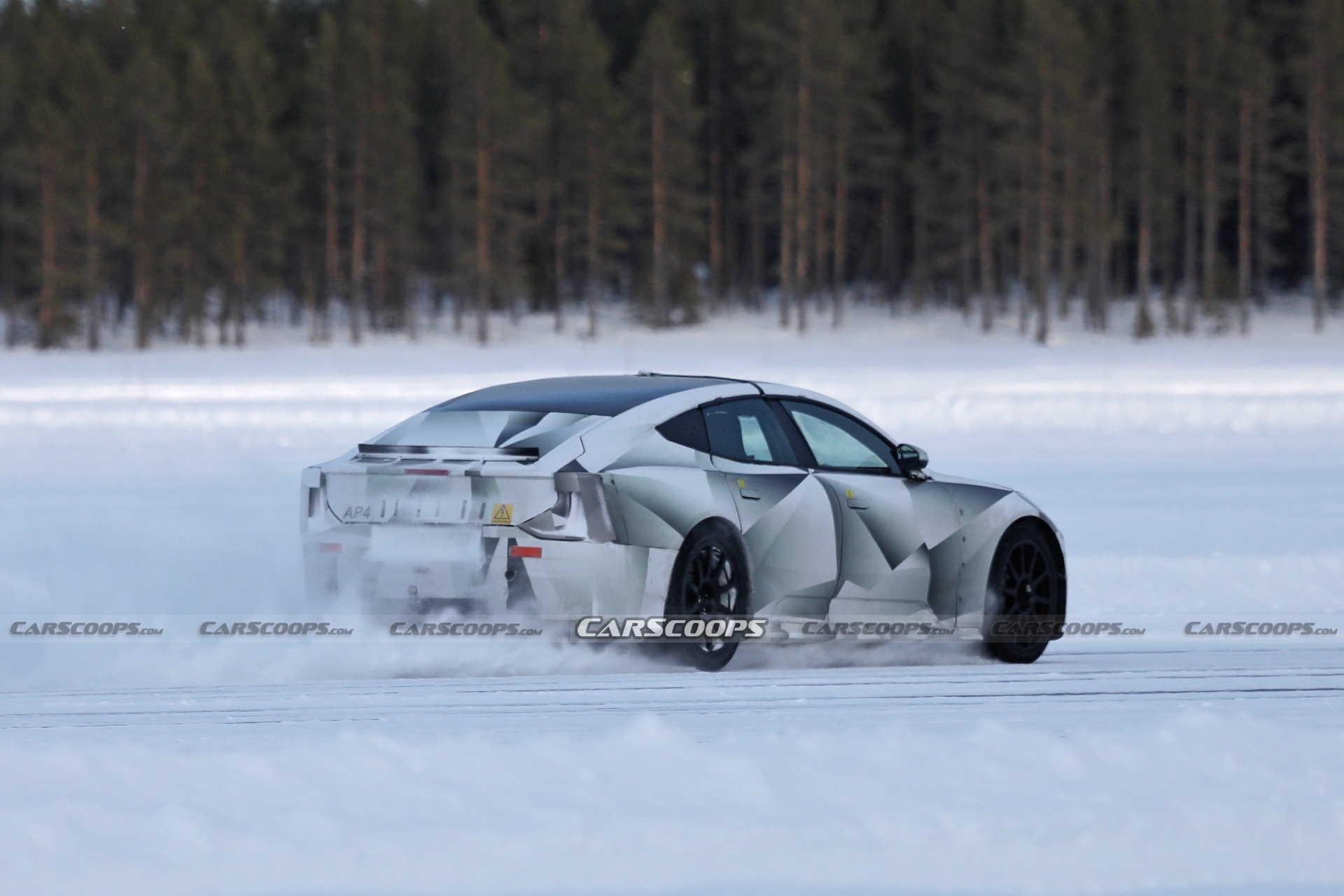 Polestar 5 Sends 872 HP To The Snow In Winter Test | Carscoops