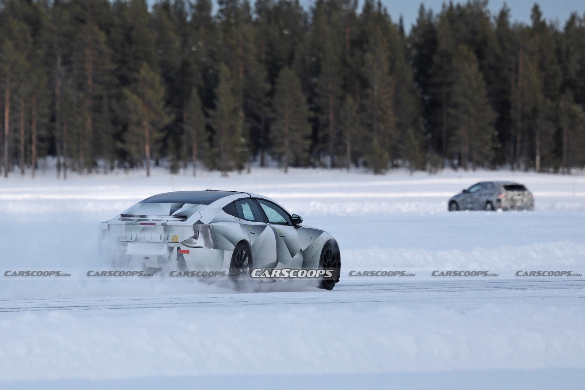 Polestar 5 Sends 872 HP To The Snow In Winter Test | Carscoops