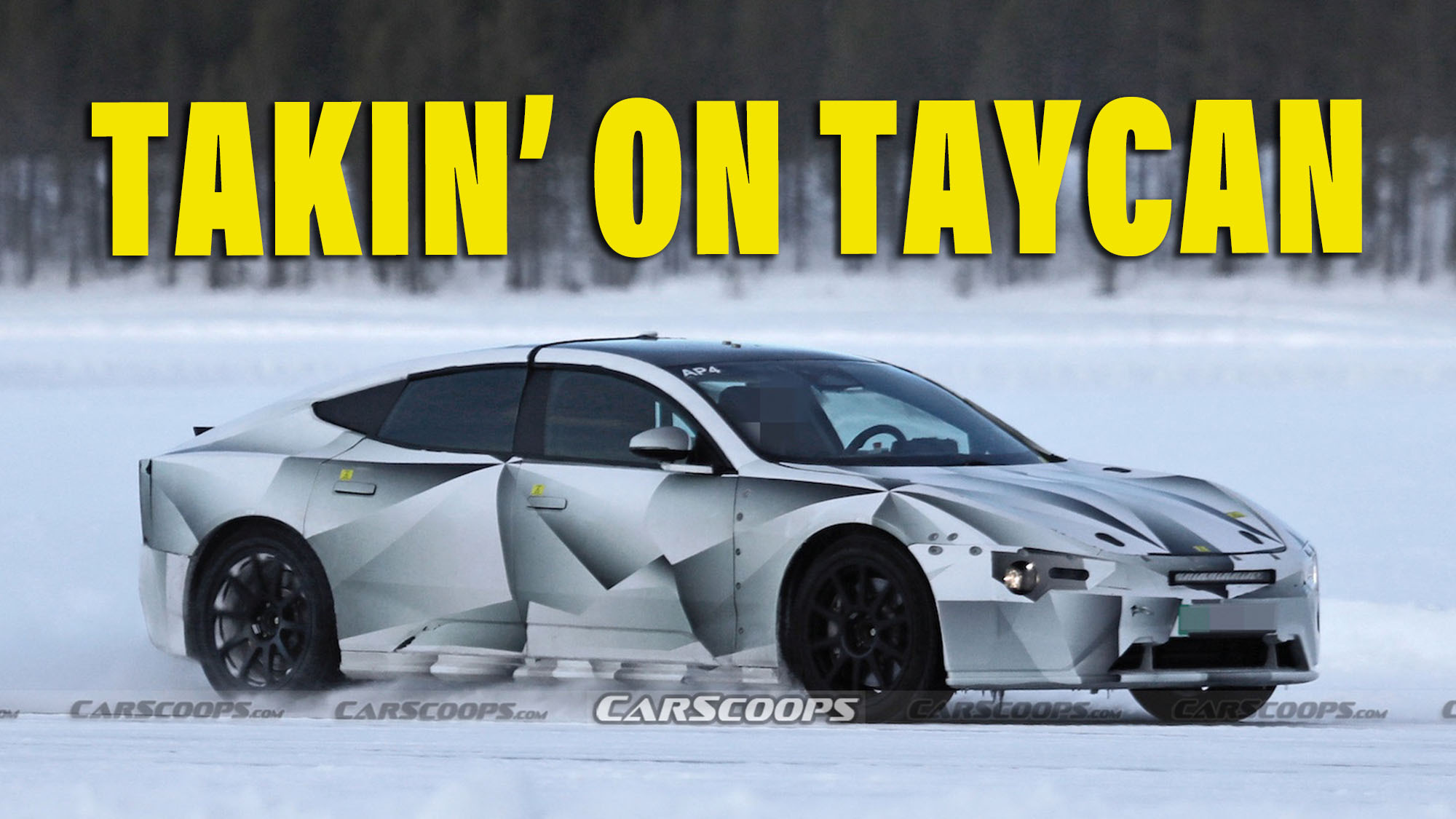 Polestar 5 Sends 872 HP To The Snow In Winter Test | Carscoops