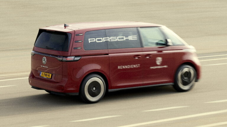 Porsche Gives The VW ID.Buzz A Renndienst Makeover | Carscoops