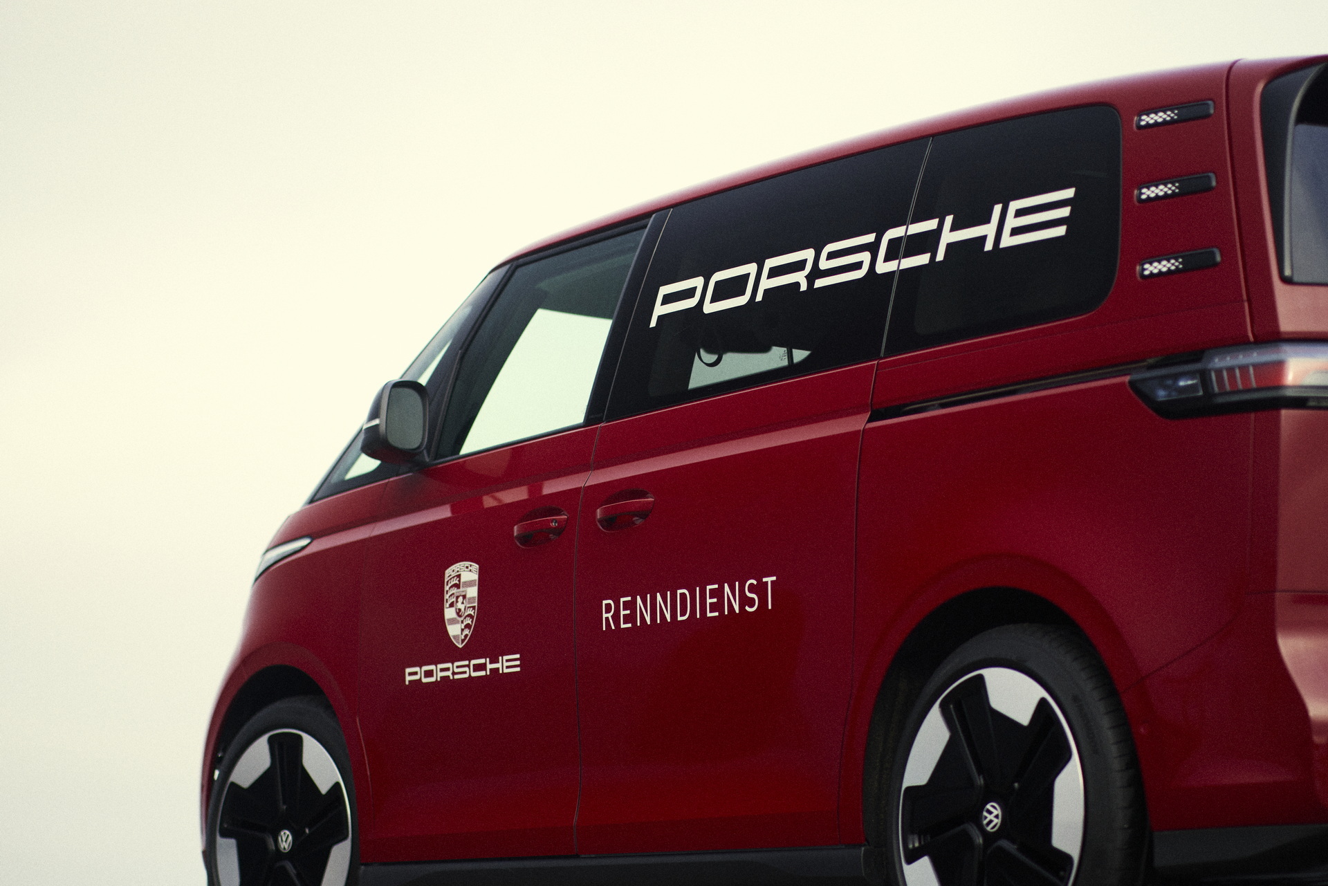 Porsche Gives The VW ID.Buzz A Renndienst Makeover | Carscoops